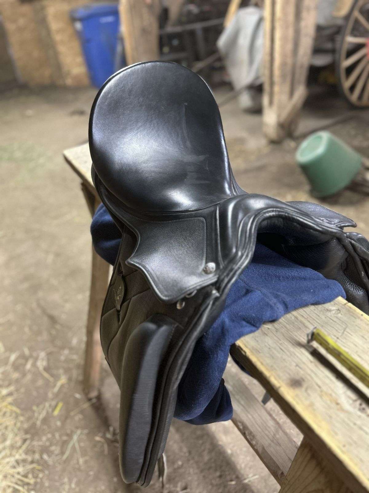 Made for a draft dressage saddle