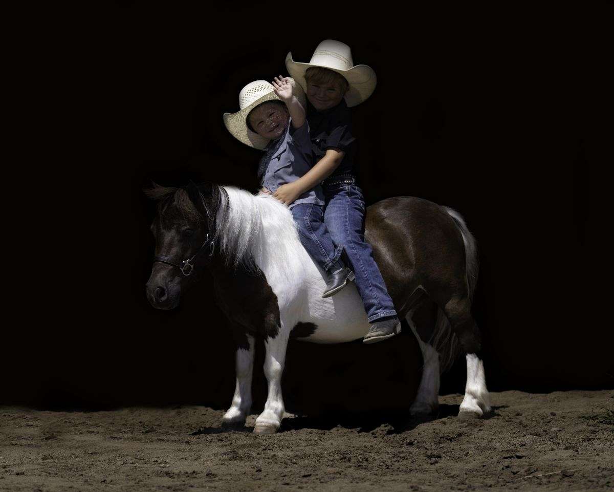 Haystack - Super Cute 4 Yr Old Black & White Pony Gelding!