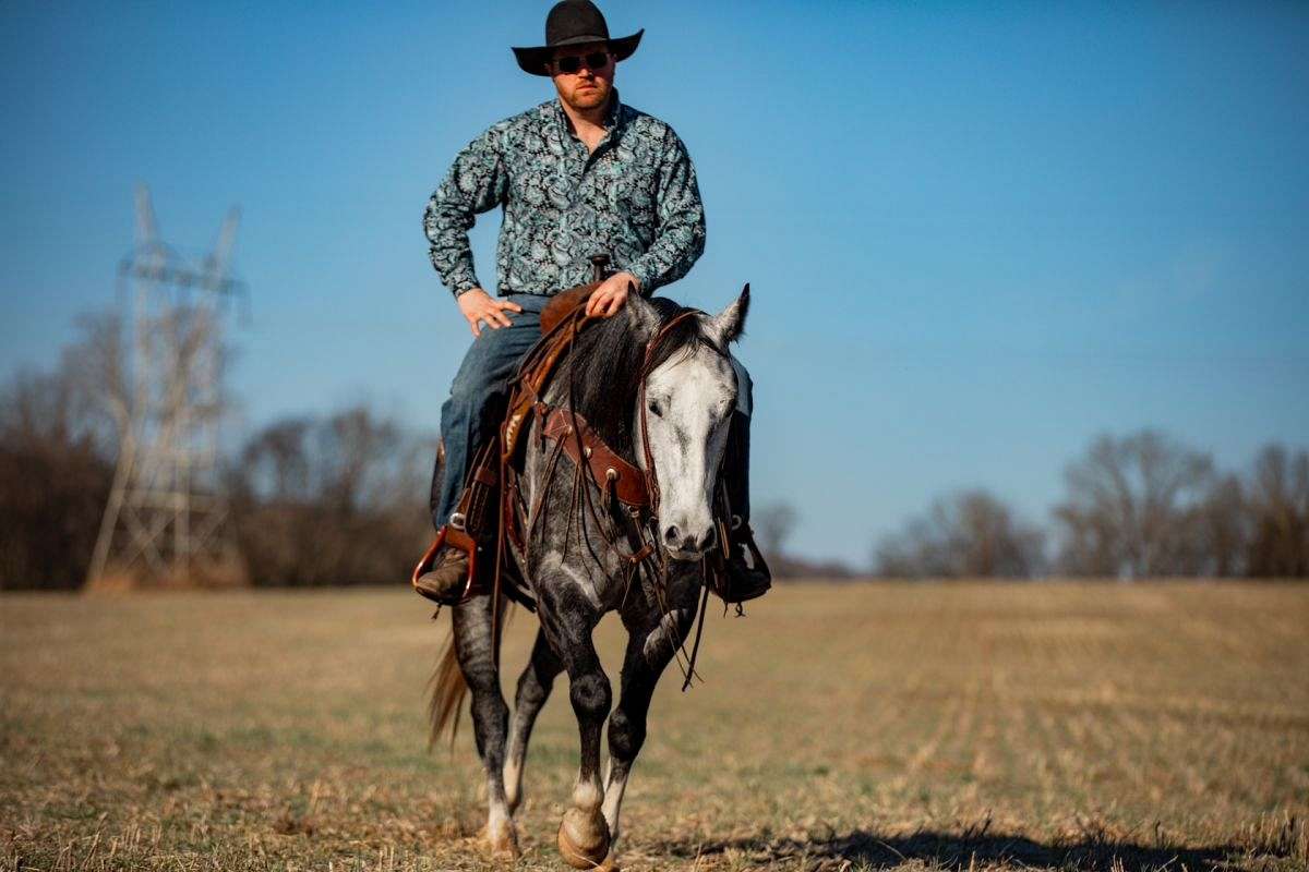 Tuff - an Excellent Trail/Ranch Horse 6 Yr Old Grey AQHA Gelding!