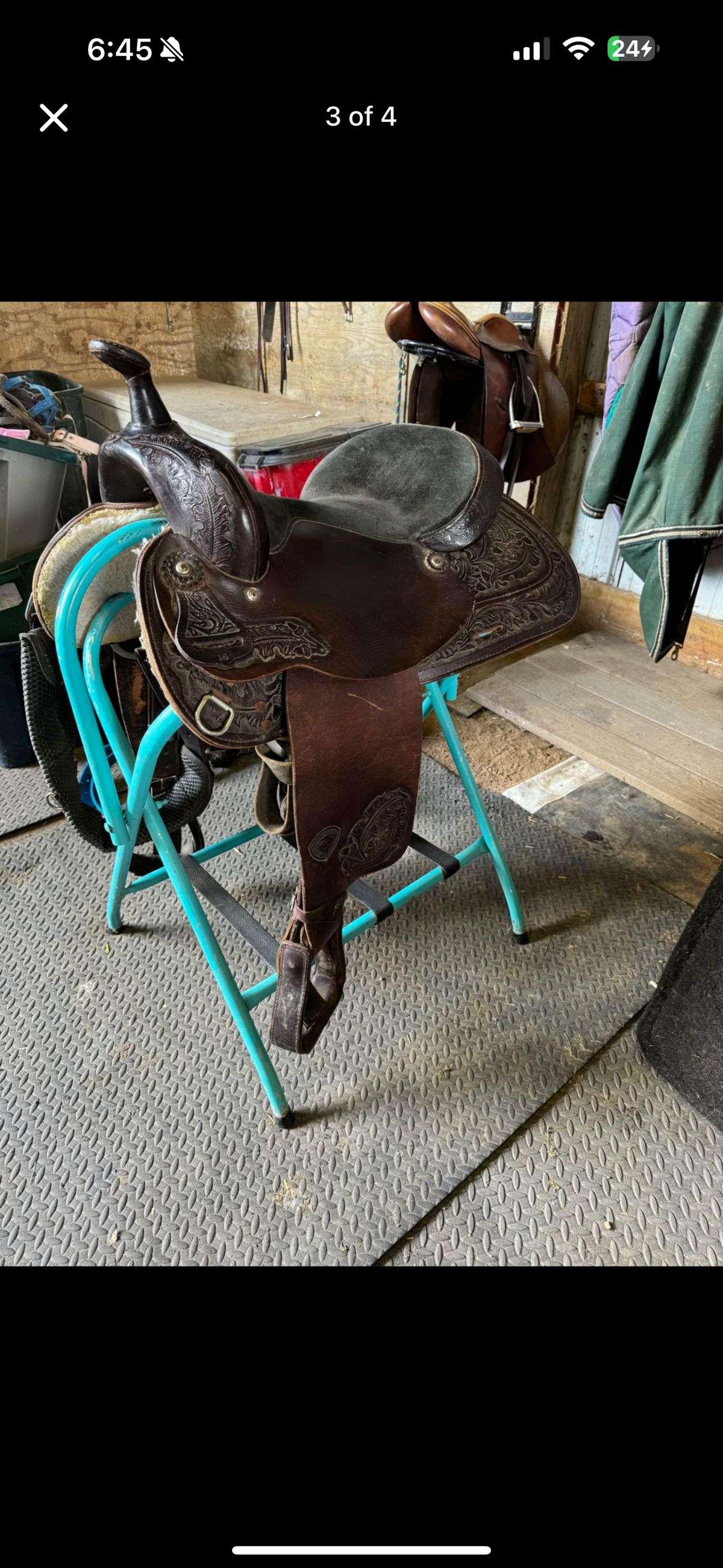 Textan Hereford nice like new saddle well cared for