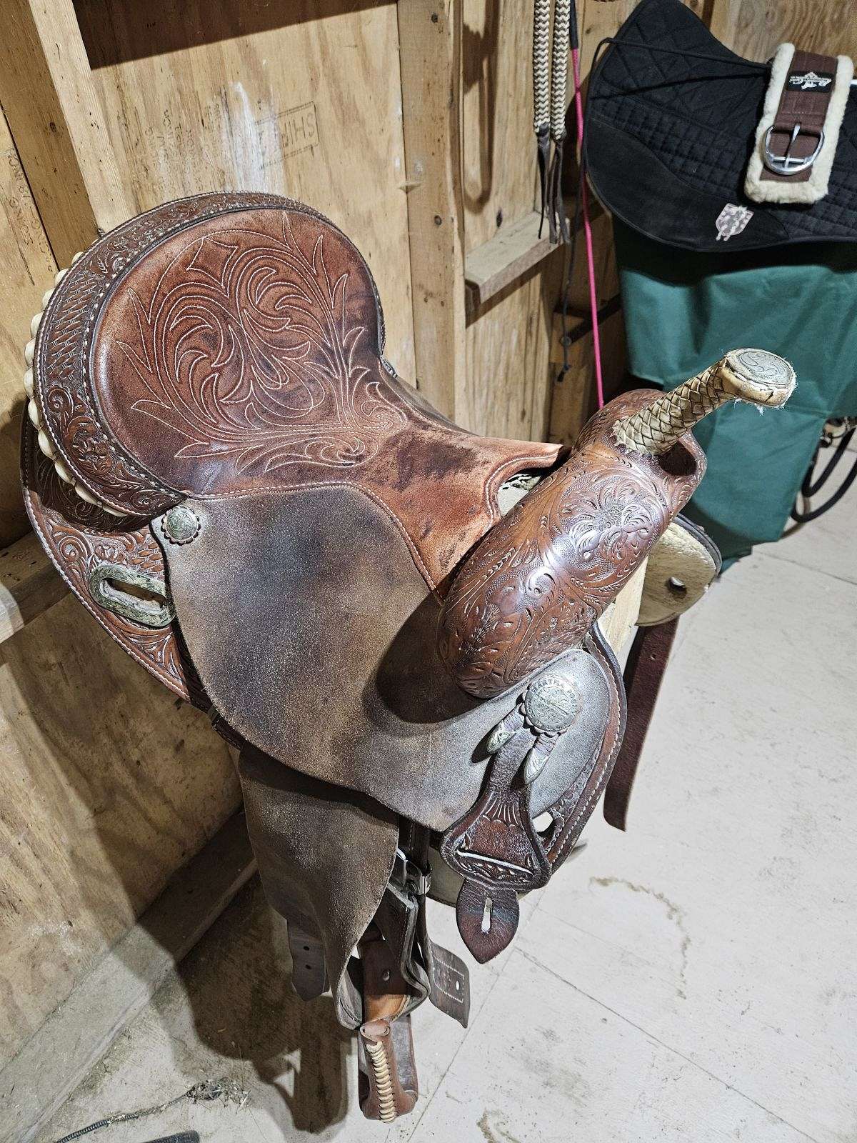Martha Josey Barrel Saddle for Sale
