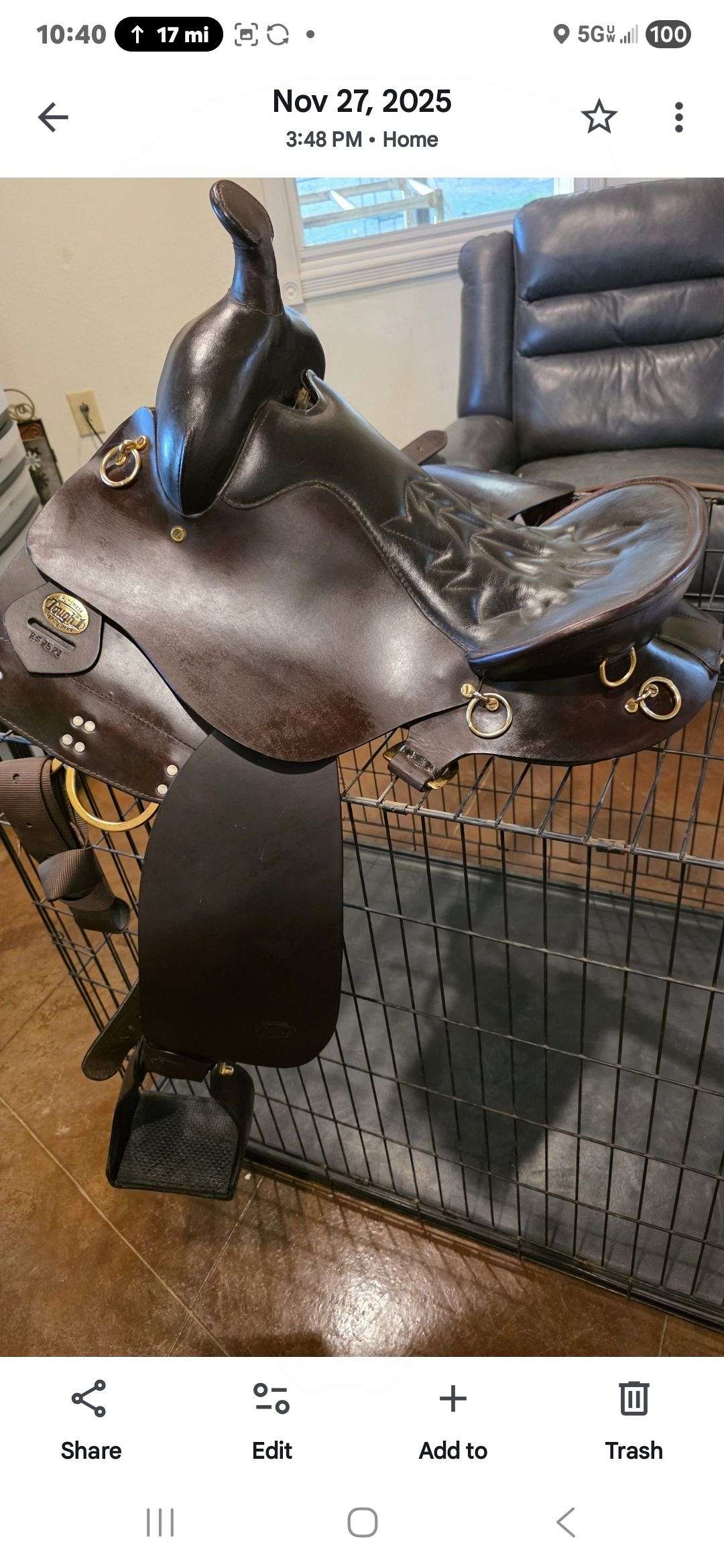 Tough 1 Handmade Endurance Saddle