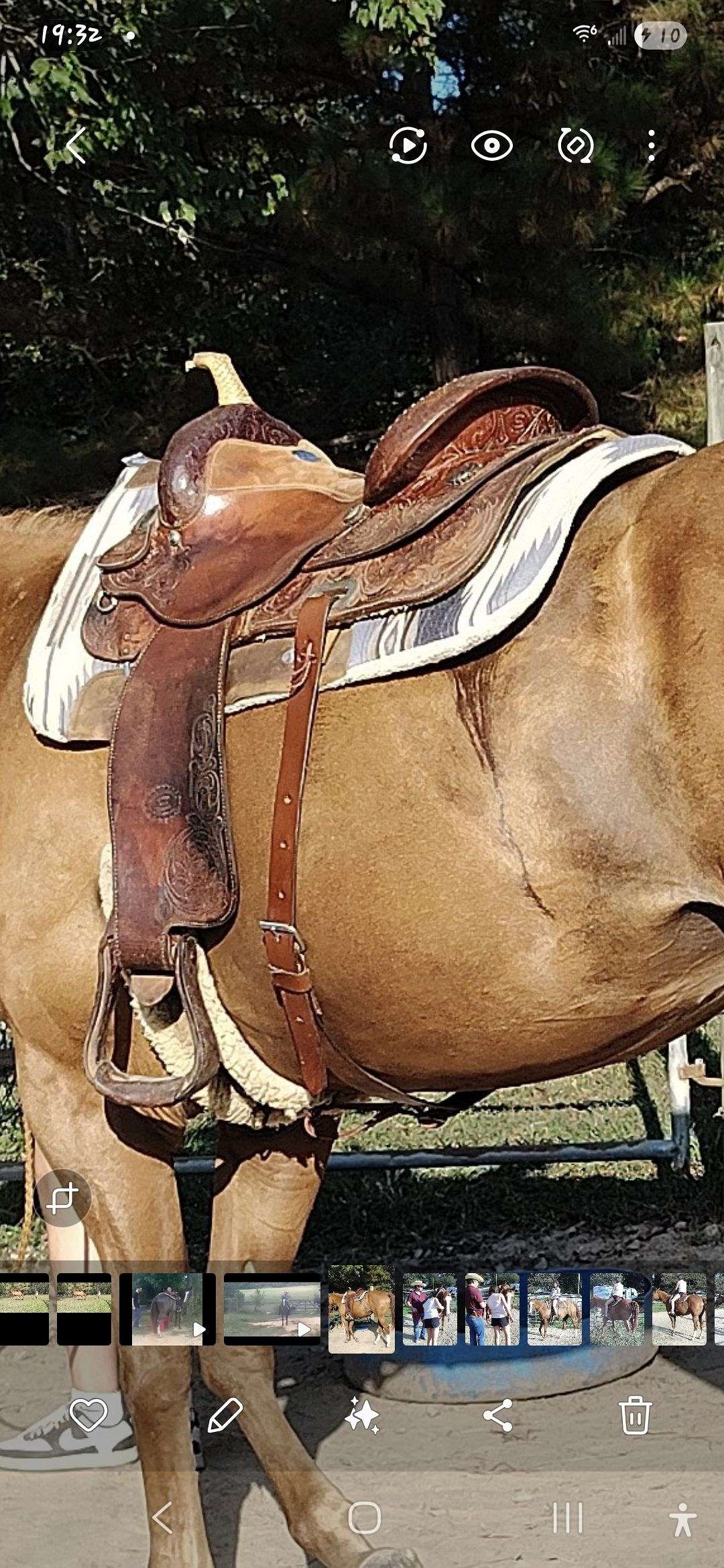 Billy Cook original saddle Sulfur Springs, Oklahoma