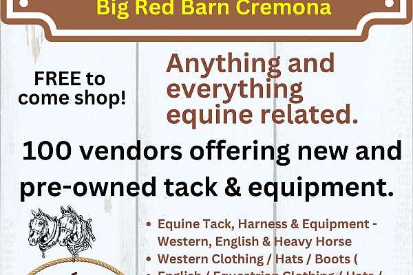 Tack Sale & Trade Event - The Heritage Centre Cremona, AB