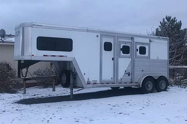 Aluminum Slant Load 2 Horse Trailer