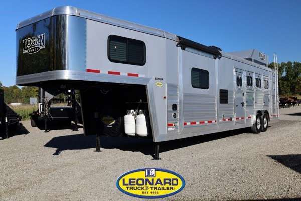 2023 Logan Coach S8412SO 4-Horse Trailer w/ Living Quarters