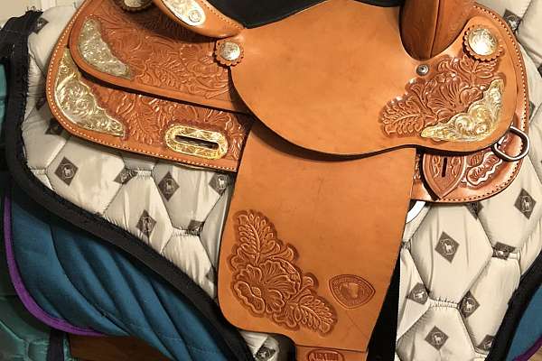 Youth Western Show Saddle