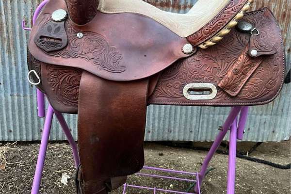 Circle Y McKinney Pro Series Barrel Saddle 14 inch seat