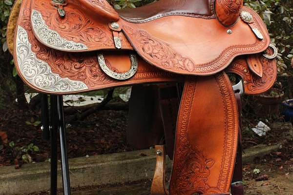 15.5" Michelle Liggett Custom Reining Saddle