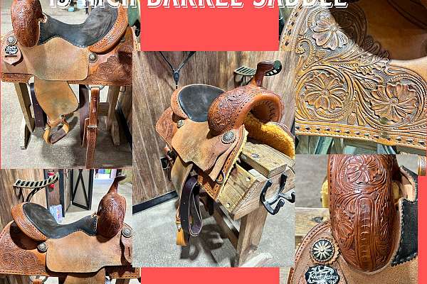 15 inch Barrel saddle Robert Teskey
