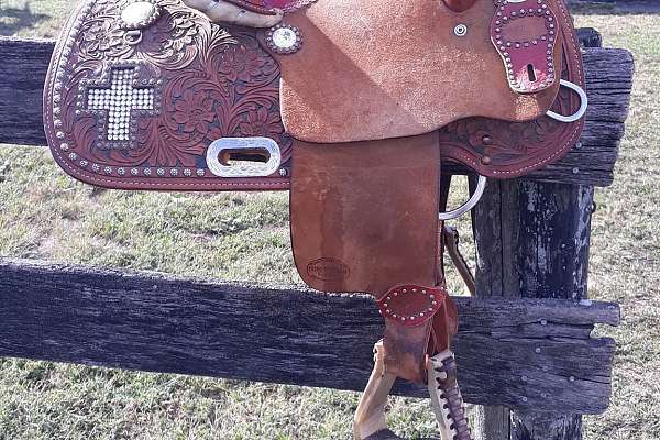 12 inch Teskeys Youth Barrel Saddle