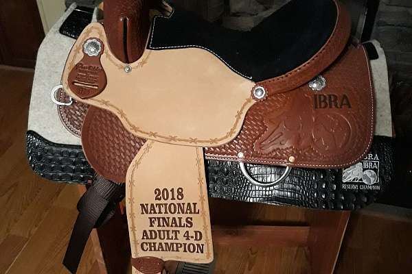 15 Inch Pro Rider Barrel Saddle