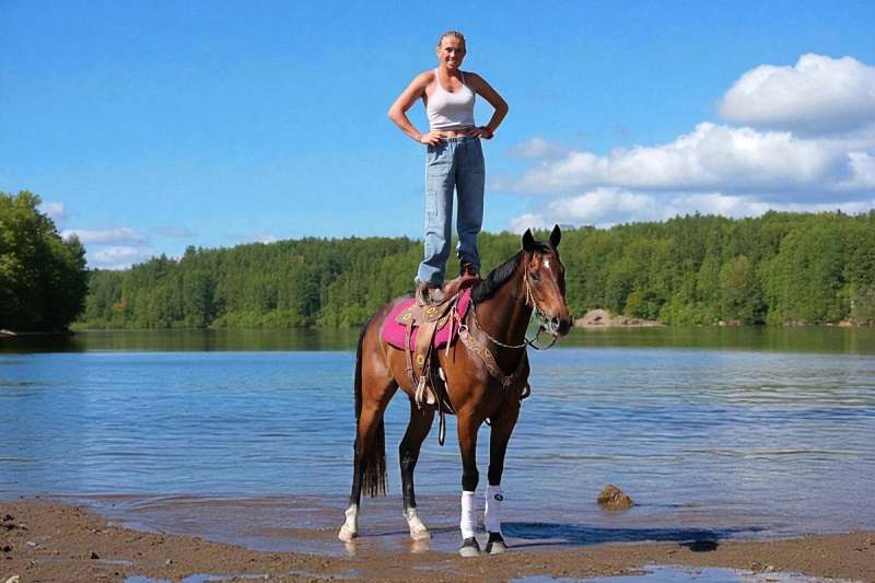 Trustworthy Kid Safe 7 Yr Old Bay Warmblood Cross Gelding!